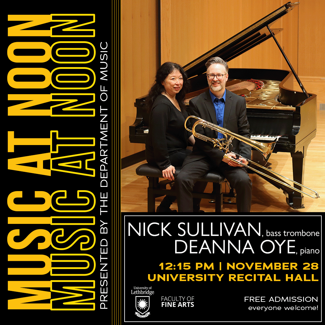 Music at Noon concert series presents Nick Sullivan and Deanna Oye | Notice Board